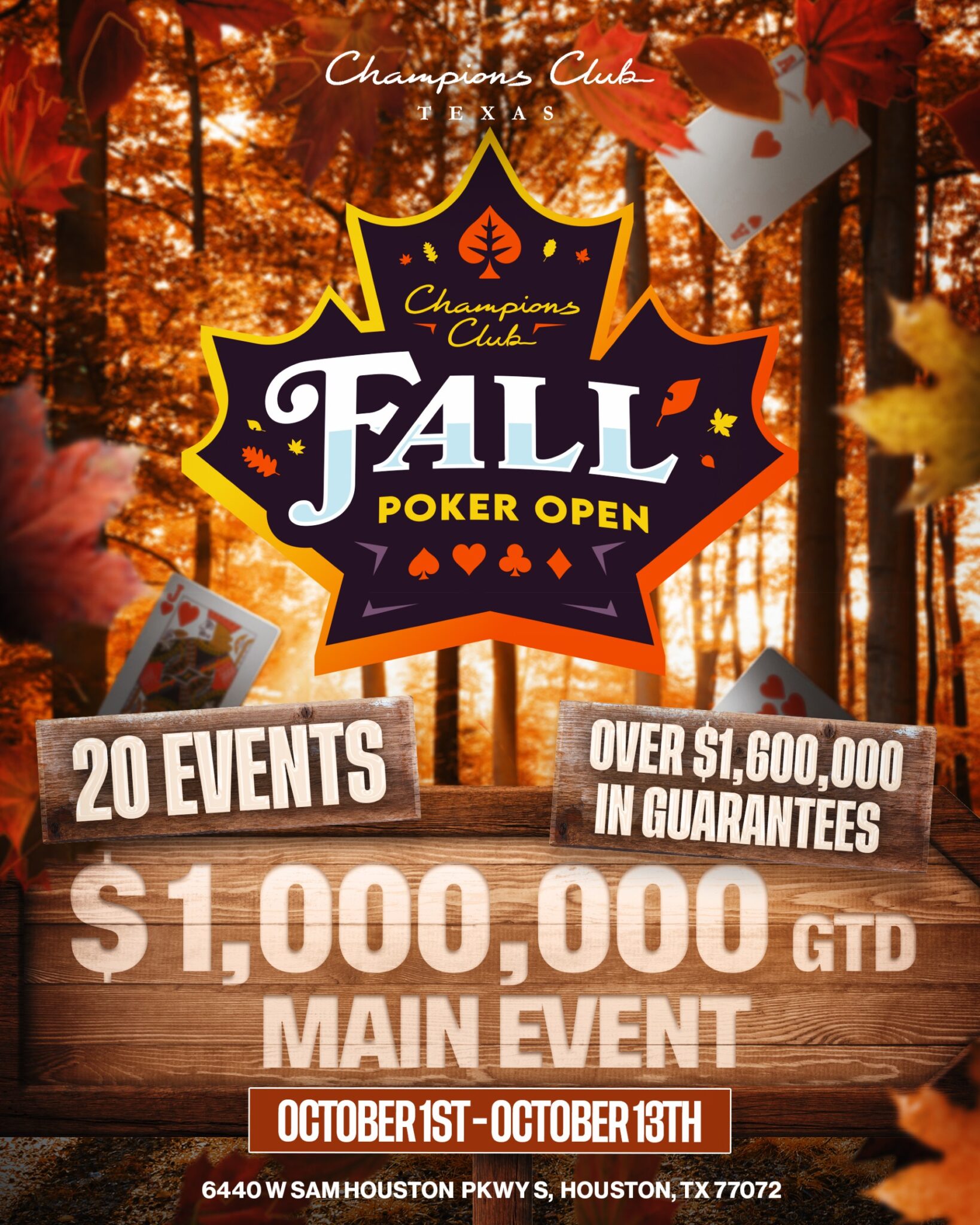 Poker Room - Champions Club Texas